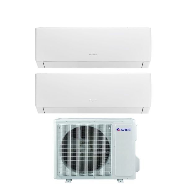 CLIMATIZZATORE GREE PULAR DUALSPLIT 12000 12000 GWHD 18 NK6OO INVERTER CLIMATIZZATORE GREE PULAR DUALSPLIT 12000 12000 GWHD 18 NK6OO INVERTER